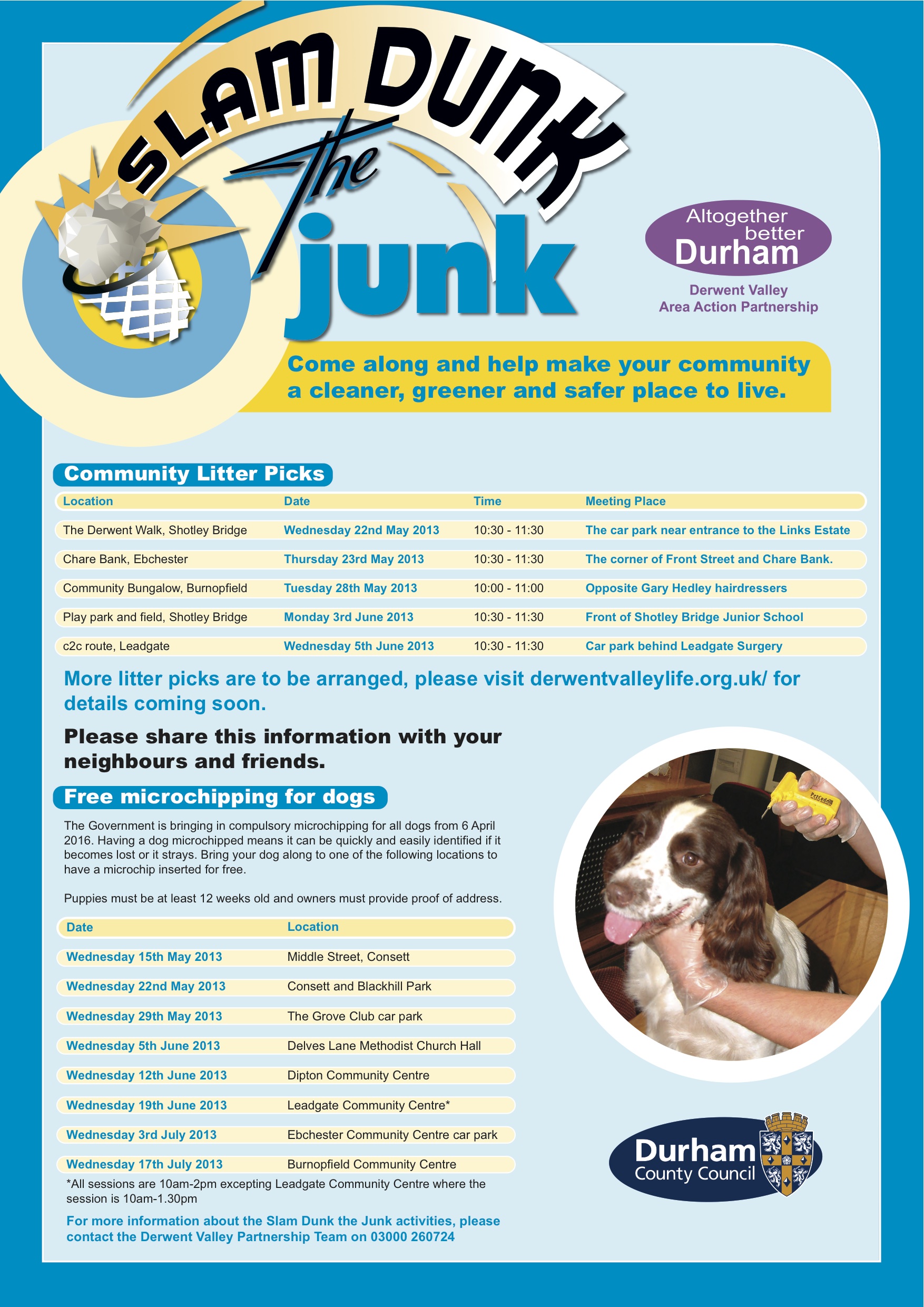 A4 Poster | Shotley Bridge Village Trust
